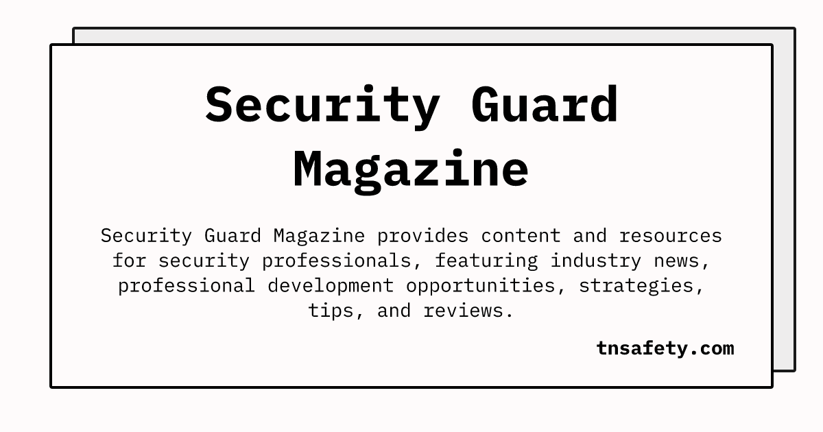 TN Armed Security License – TN Safety